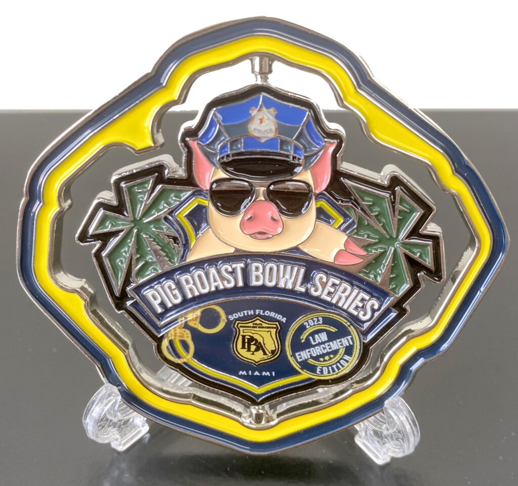SPINNER PIG ROAST AND LOVE FUND COIN - South Florida PBA